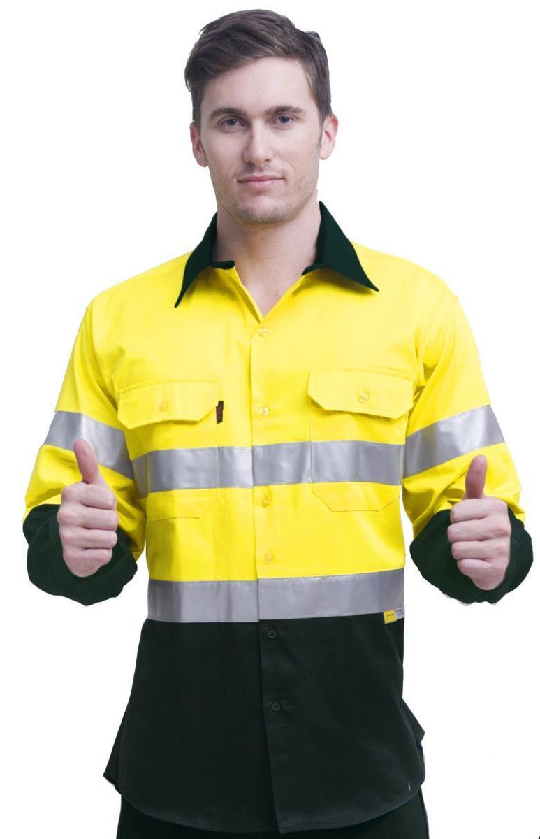 Shop Men's Hi-Vis Shirts at Queensland Workwear Supplies