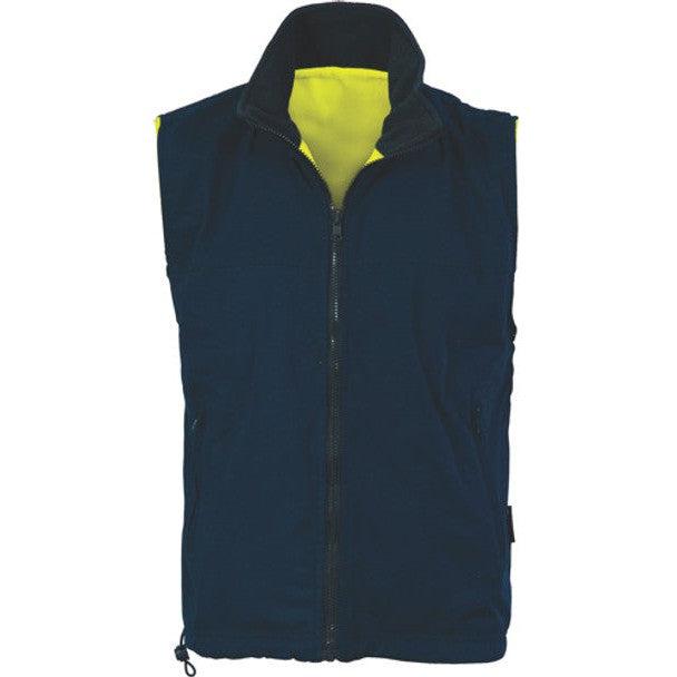 Buy DNC HiVis 2-Tone Zip Reversible Vest - 3826 Online | Queensland ...