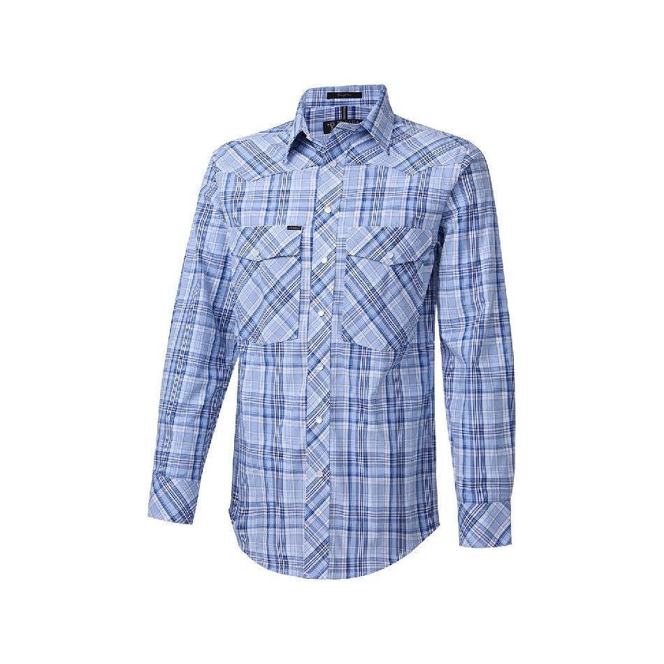 Buy Ritemate Pilbara Western Men's Snap Button Long Sleeve Shirt ...